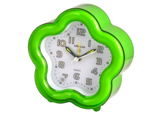 Quartz Flower Alarm Clock Green 12 Cm Home | eBay