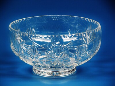Edinburgh Crystal 8" Footed Bowl Star of Edinburgh Pattern - Scotland ...
