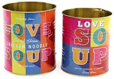 Modern Love Pop Art Storage Tins by Temerity Jones - Set of Two ...