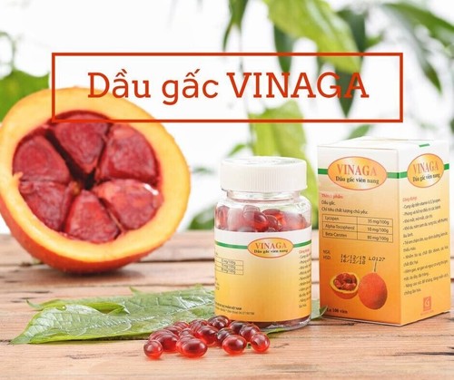 900 Capsules Vinaga Pure GAC Oil - Momordica GAC Fruit Vitamin A, E ...