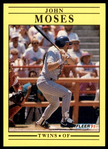 1991 Fleer #619 John Moses | eBay