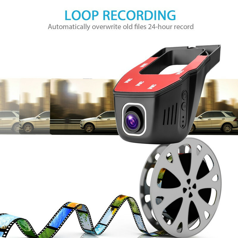 Car 1080P Camera DVR Cam Hidden Vehicle Video Cyclic Recorder Dash Cam ...