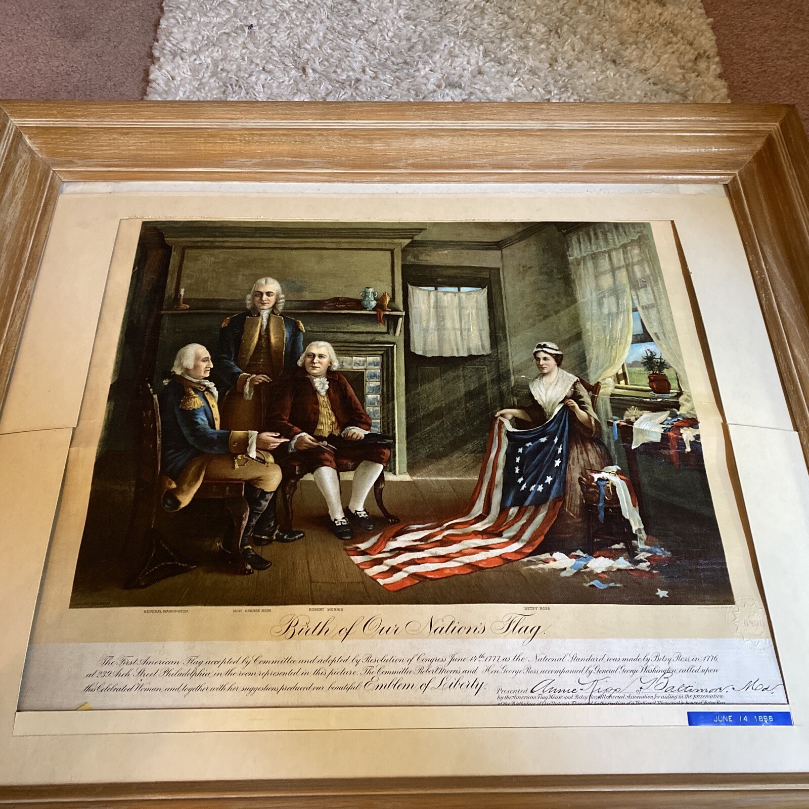 Betsy Ross Painting