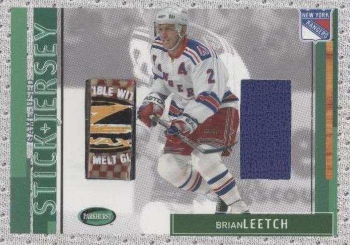 2002-03 In the Game Parkhurst - Stick & Jersey Brian Leetch #SJ-3 (MEM ...