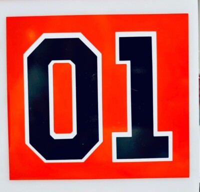 General Lee "01" Dukes Of Hazzard Decal (Lots More Dukes Stuff In My ...