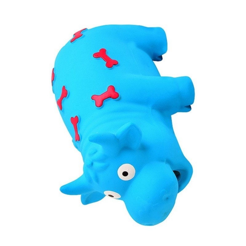 Durable Dog Cow Shaped Toy With Squeaky Sound And Teeth Cleaning ...