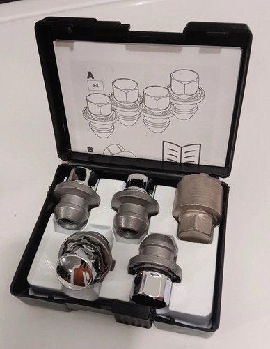 Genuine GM # 86525831 Anti-Theft Wheel Lock Kit In Chrome Kit Of Four ...