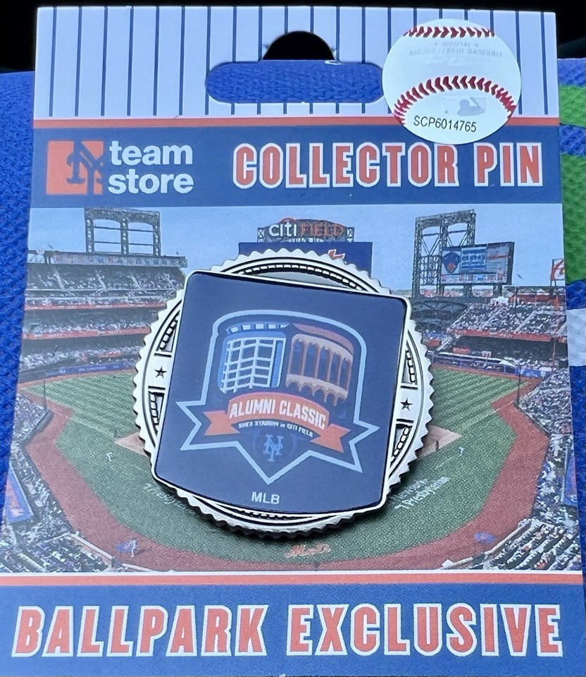 NY METS ALUMNI CLASSIC PIN 9/13/2025 CITI FIELD SHEA STADIUM BASEBALL ...