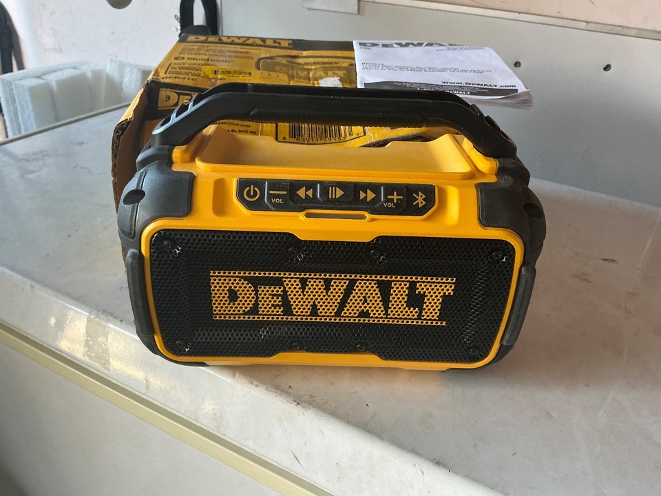 DEWALT DCR010 12V/20V MAX Jobsite Bluetooth Speaker TOOL ONLY | eBay
