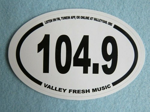De Collection Autocollant~ Radio Station 104.9 Valley Frais Musique ...