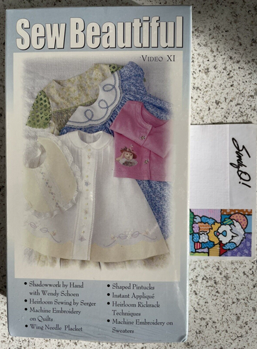 VHS SEW BEAUTIFUL with Martha Pullen Video XI (2002) Sewing Quilting ...