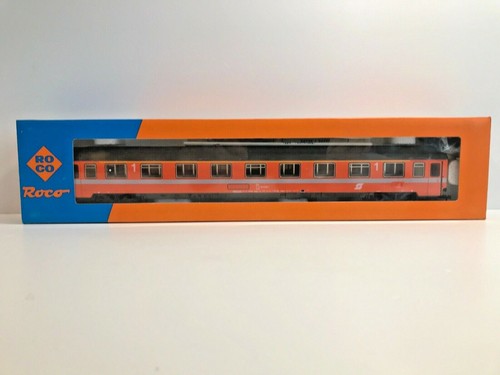 Roco 54236A - passenger car 1cl Eurofima Amoz Öbb orange C1 HO 1/87 new ...