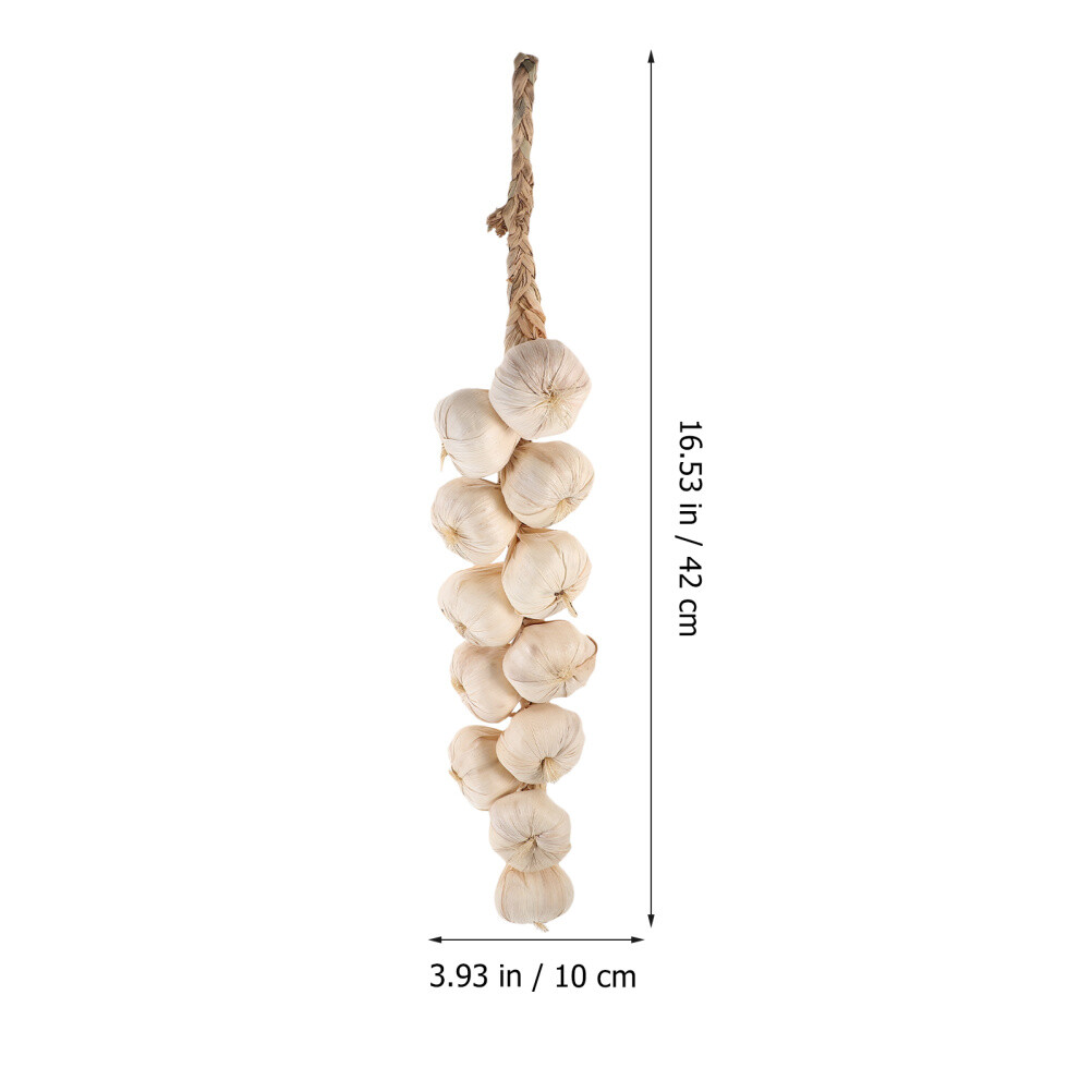 Artificial Vegetable Garlic Fake Fruit Decoration Halloween Party Props ...