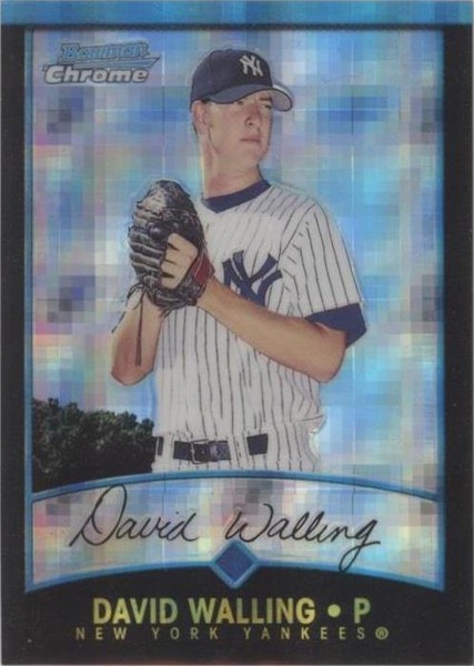 2001 Bowman Chrome - X-Fractor #283 David Walling for sale online | eBay