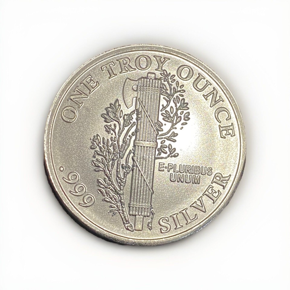 1 Troy Oz Silver Coin Lady Mercury Head .999 Fine Silver (same Day ...
