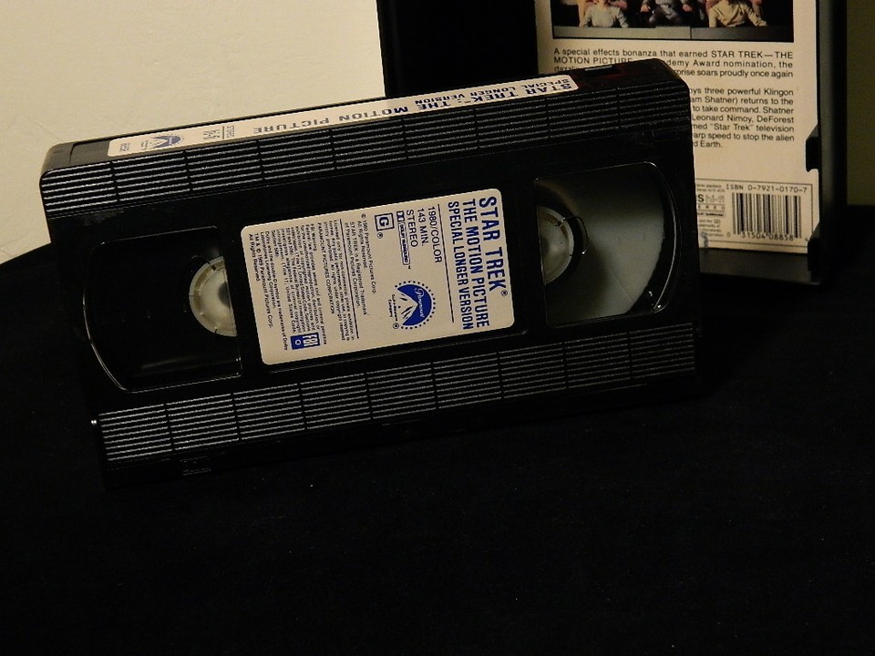 Star Trek The Motion Picture VHS 1980 Special Longer Version 143 Min ...