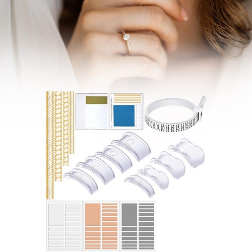 71Pcs Ring Size Adjuster for Loose Rings Fitter Resizer Wedding Ring ...