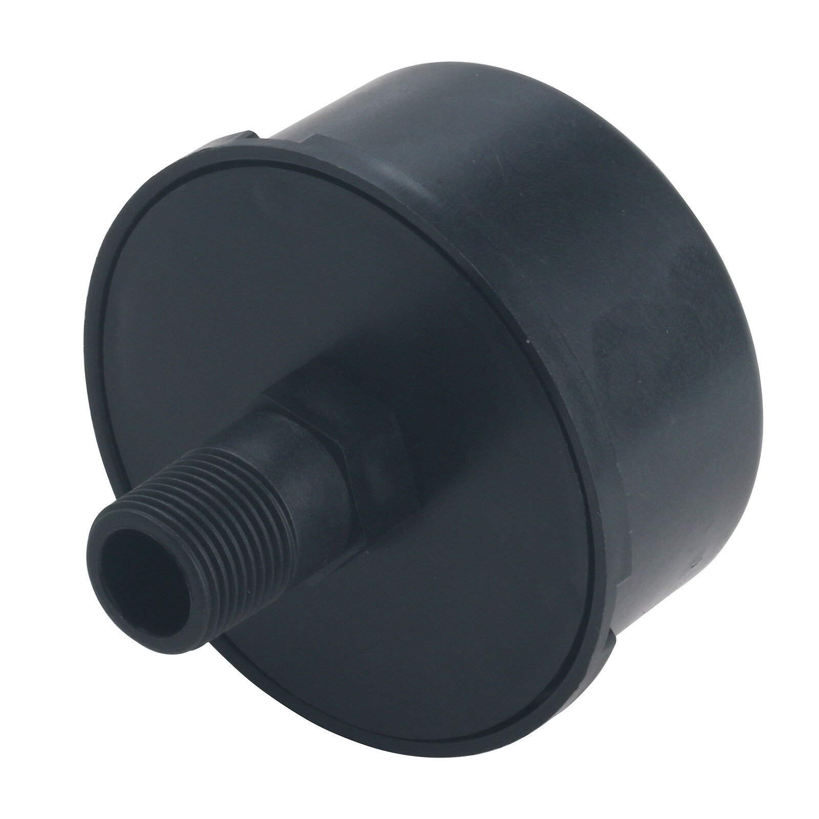 2 Pcs Male Thread Air Compressor Intake Filter Silencer Muffler Plastic ...