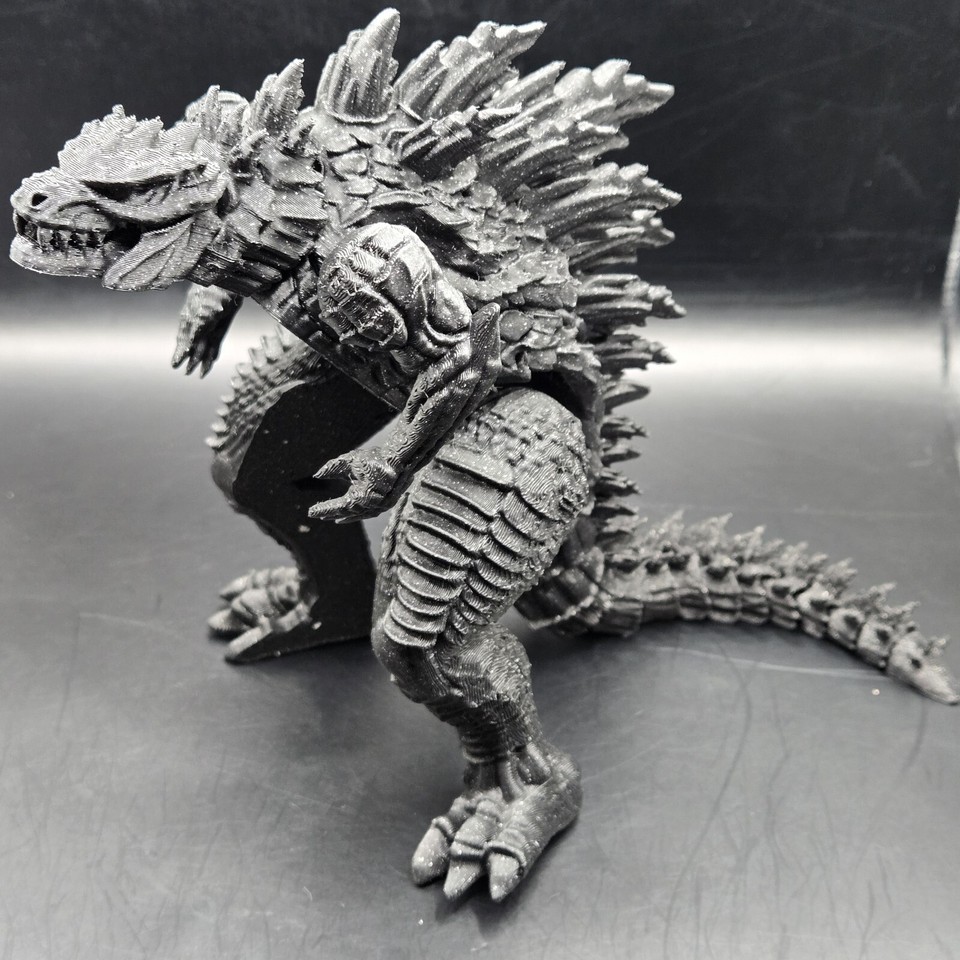 Godzilla Articulated Figure 3D Printed Handmade Novelty Collectable toy ...
