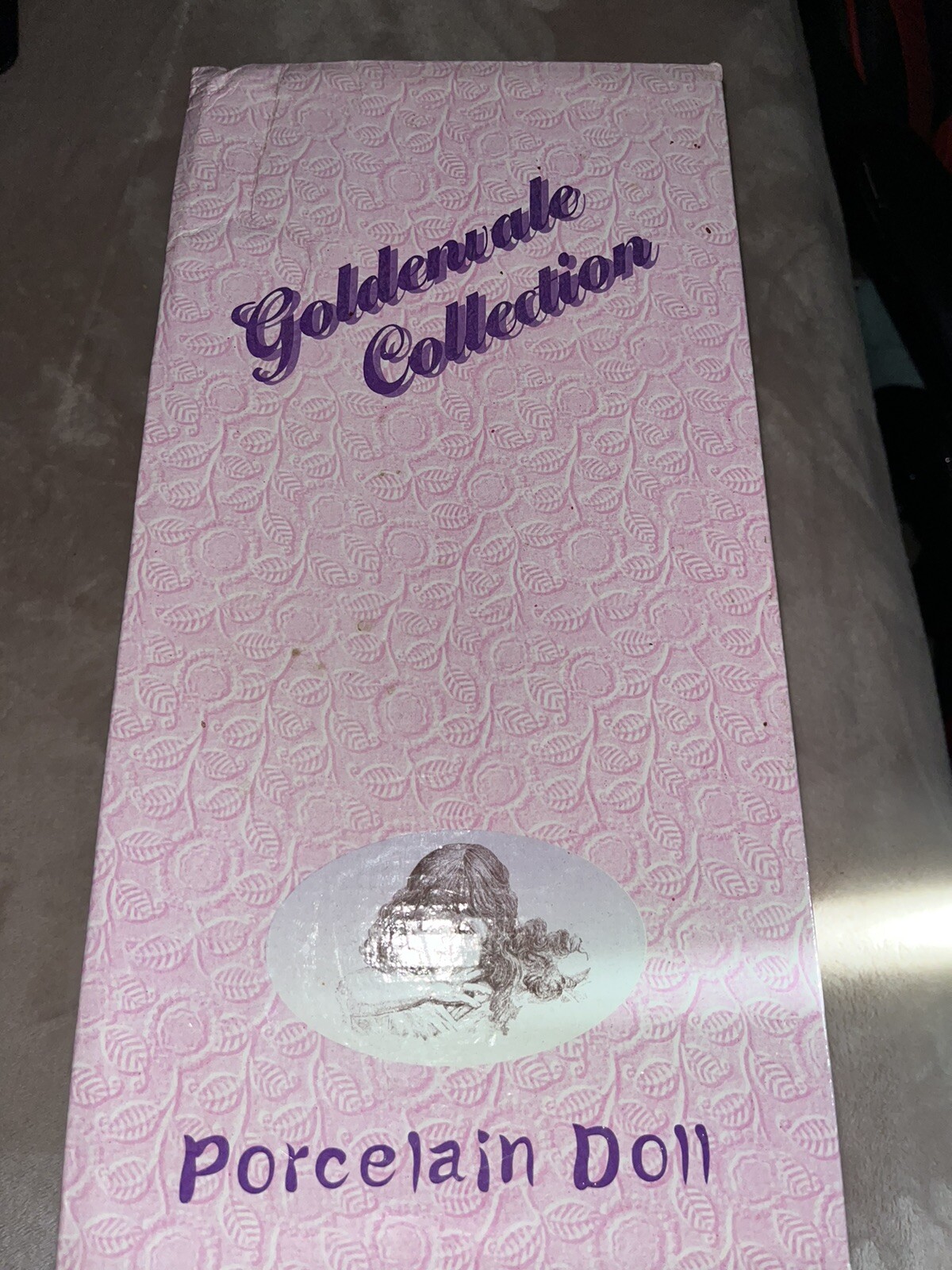 goldenvale collection porcelain native American doll with original box ...