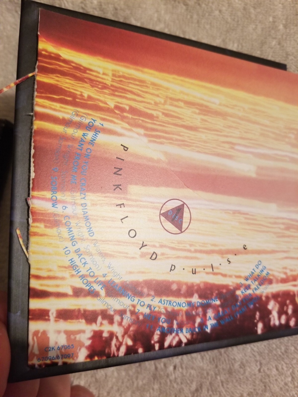 Pulse [Blinking Cover] [Long Box] by Pink Floyd (CD, Jun-1995, 2 Discs ...