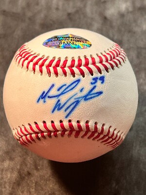 Autographed Baseball Mike Wright with COA Item 66 | eBay