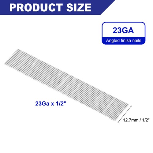 23 Gauge Headless Pins Nails, Stainless Steel 1/2" Length, 10000Pcs ...