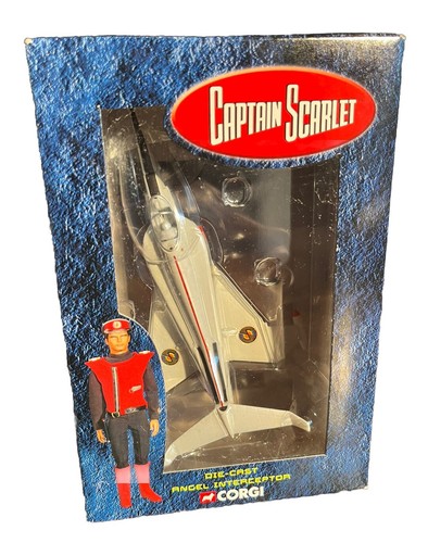 Corgi Captain Scarlet - Diecast Angel Interceptor Strike Aircraft Rare ...