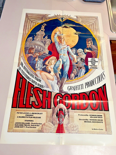 Flesh Gordon Original Movie Poster, 27 x 41, 1974, #2 | eBay