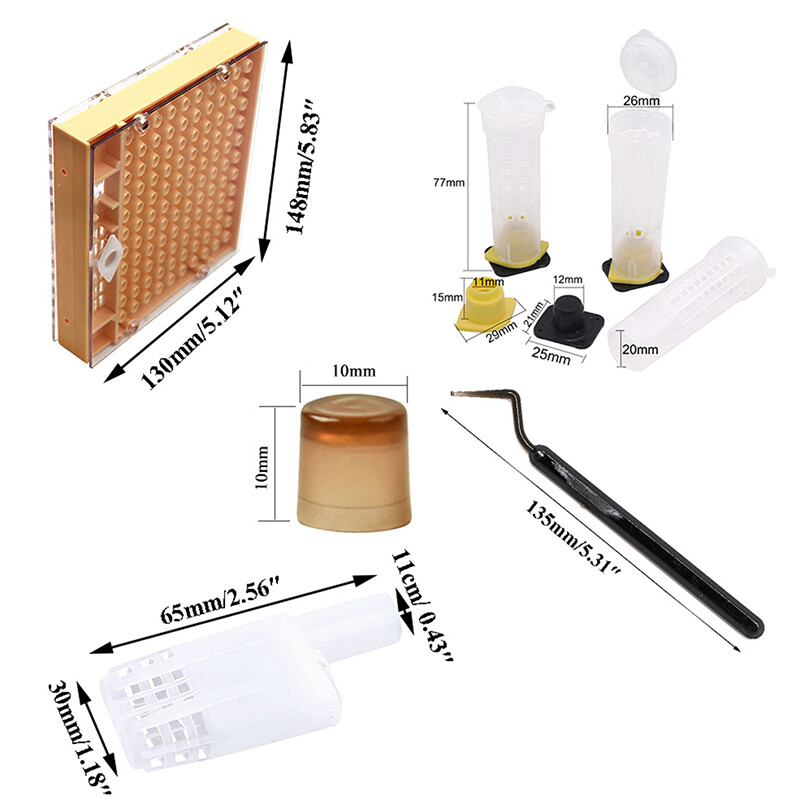 1Set Rearing System Bee Beekeeping Catcher Box Complete Kit Apiculture ...