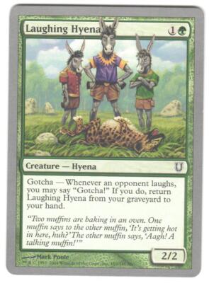 Magic_the_gathering Unhinged Laughing Hyena #103 2004,MTG,LP Common | eBay
