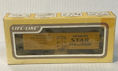 HO Scale Life-Like 8505 Armours Star Ham & Bacon Reefer Car | eBay
