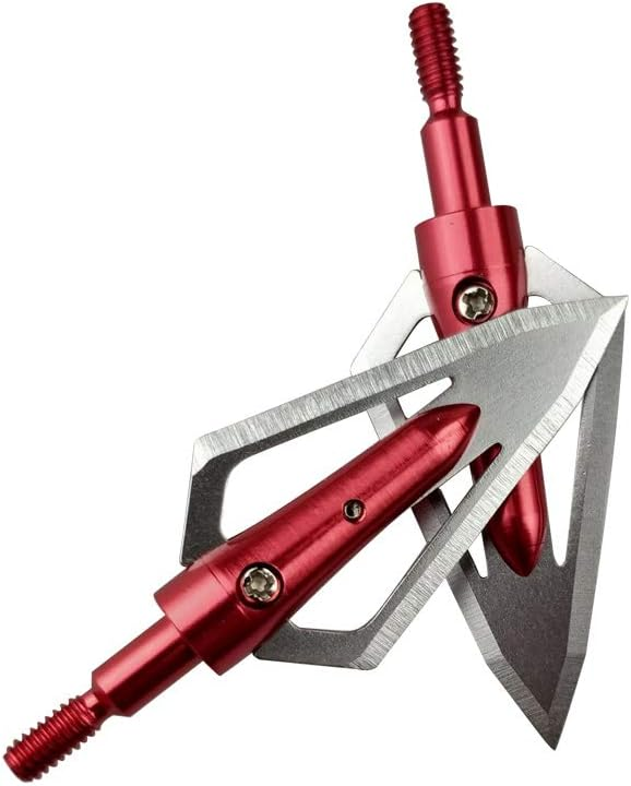 Archery 100 Grain Hunting Broadheads Arrowheads Arrow Heads Tips for ...
