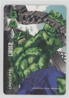 1995 Marvel Overpower CCG Universe Cards Girder Abomination | eBay