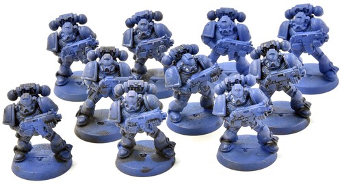 SPACE MARINES 10 Tactical Marines #8 Warhammer 40K Squad | eBay