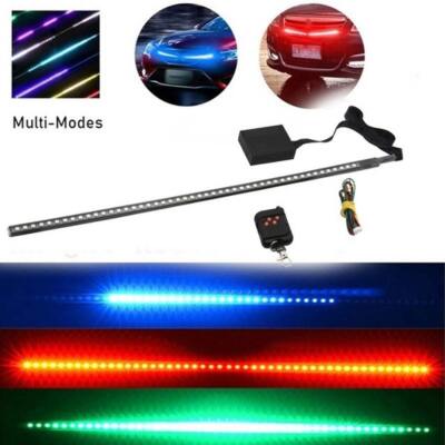 RGB LED Knight Rider Scanner Light Strip 22'' 48 LED Flash Strobe ...