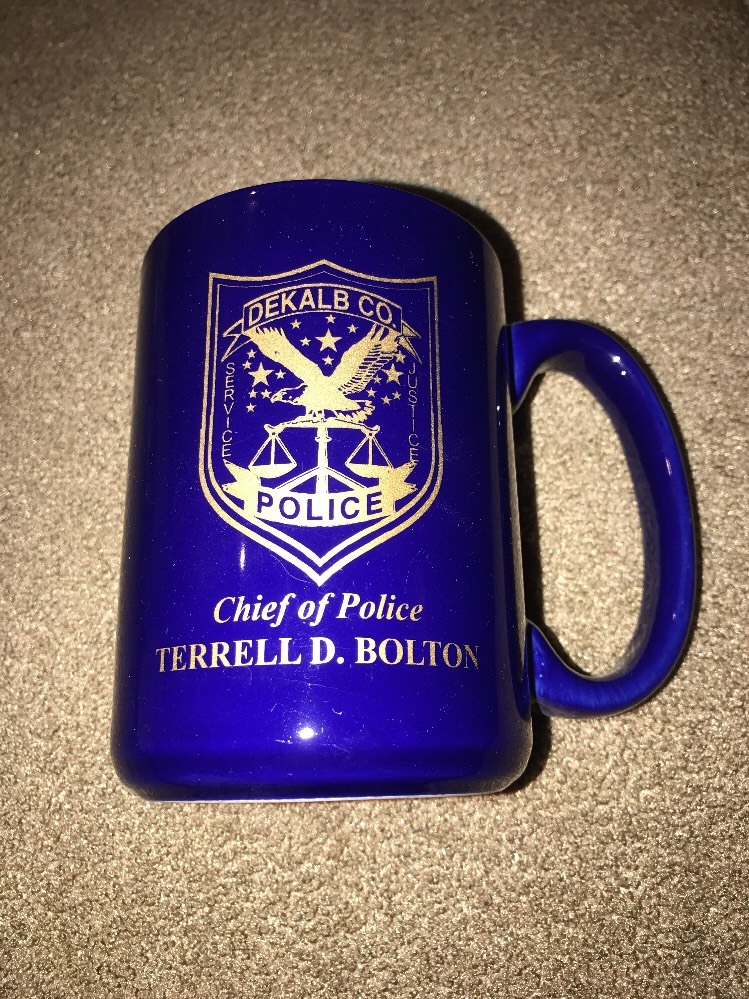 Dekalb Co. Police Chief Of Police Terrell D. Bolton Coffee Mug (KC) | eBay