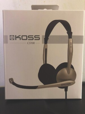 Koss CS100 Black Headband Headsets 21299142851| eBay