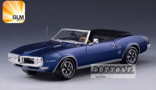 Mini Car 1/43 1968 Pontiac Firebird Convertible Open Specification Blue ...