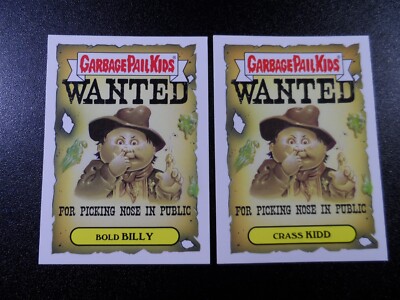 Billy the Kid William H Bonny Wanted Poster Spoof Garbage Pail Kids 2 ...