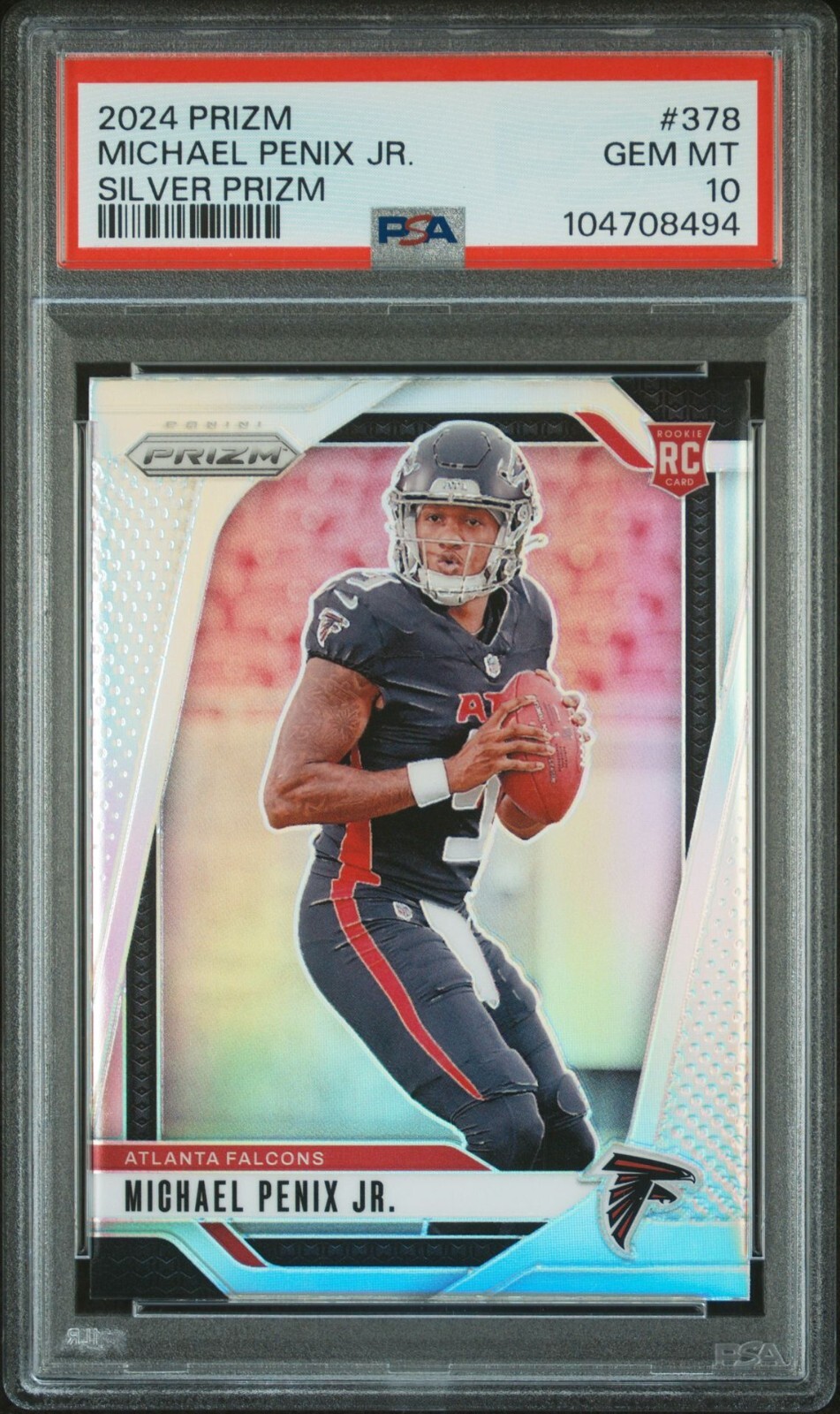 Michael Penix Jr. 2024 Prizm #378 Silver Price Guide - Sports Card Investor