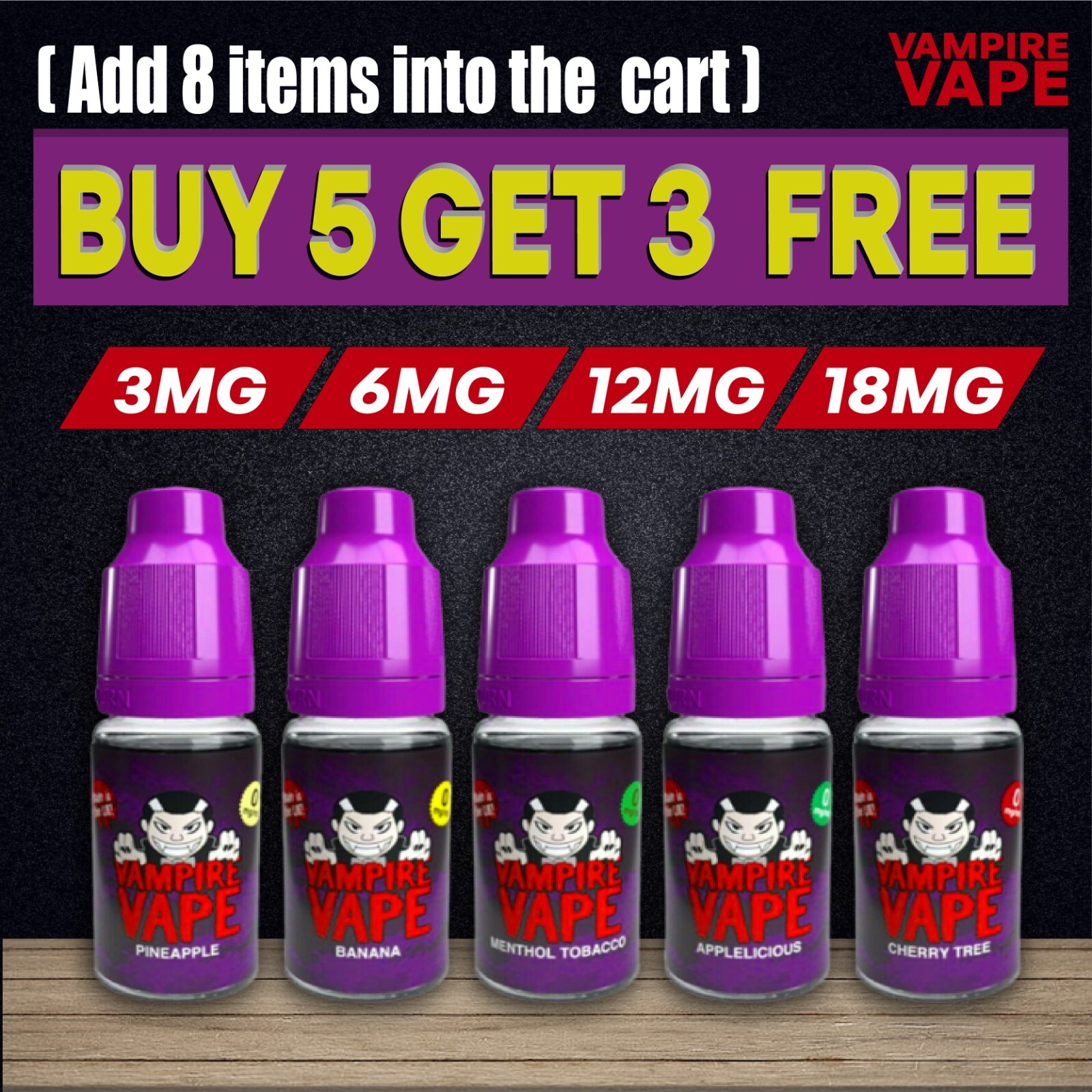 VAMPIRE VAPE E-LIQUID Juice Heisenberg | Vaping juice | 10ml | Premium ...