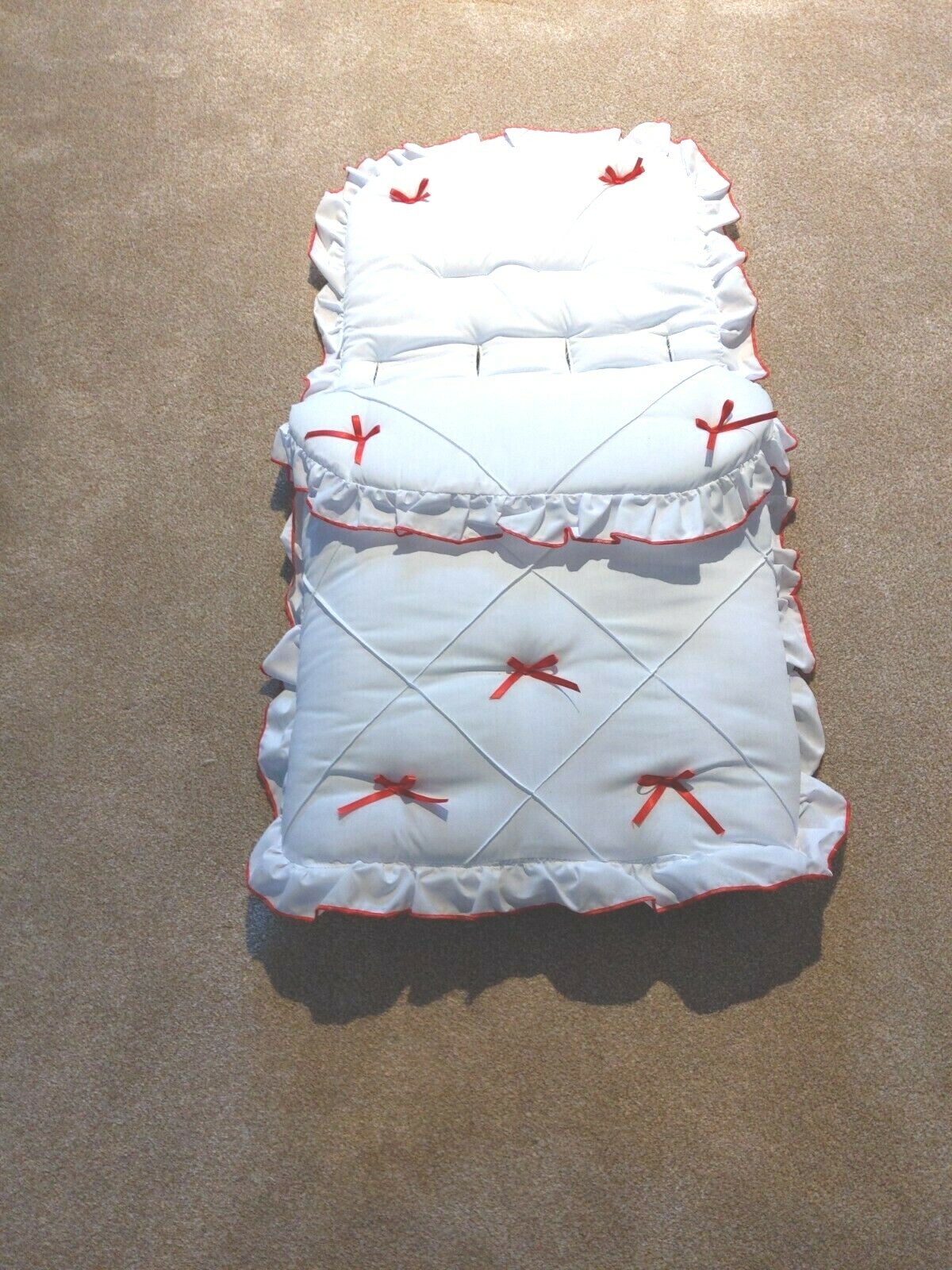 Universal fit Footmuff/ Cosy-toes carrycot buggy pushchair pram ...