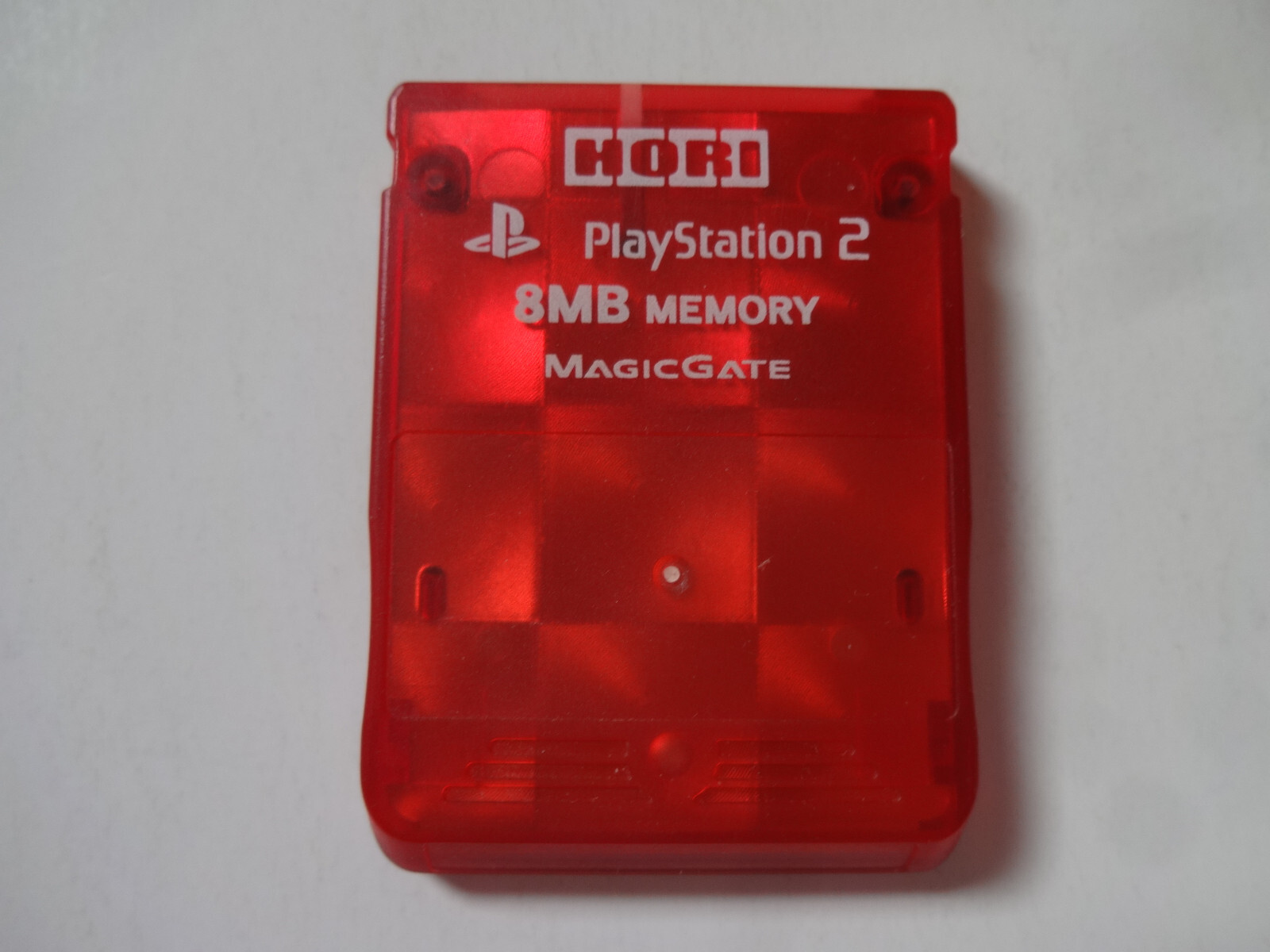 HORI Playstation 2 Memory Card 8MB "KIRA KIRA Red" PS2 2003 HP2-76 From ...