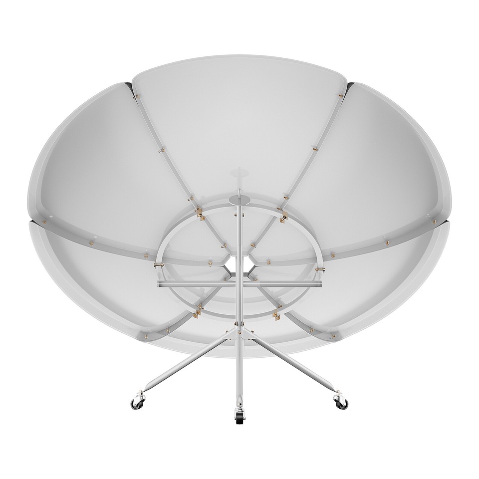 Dia 59" Parabolic Solar Cooker High Efficiency Outdoor Camping Portable ...