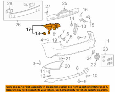 52562-53030 Toyota Retainer, rear bumper, upper rh 5256253030, New ...
