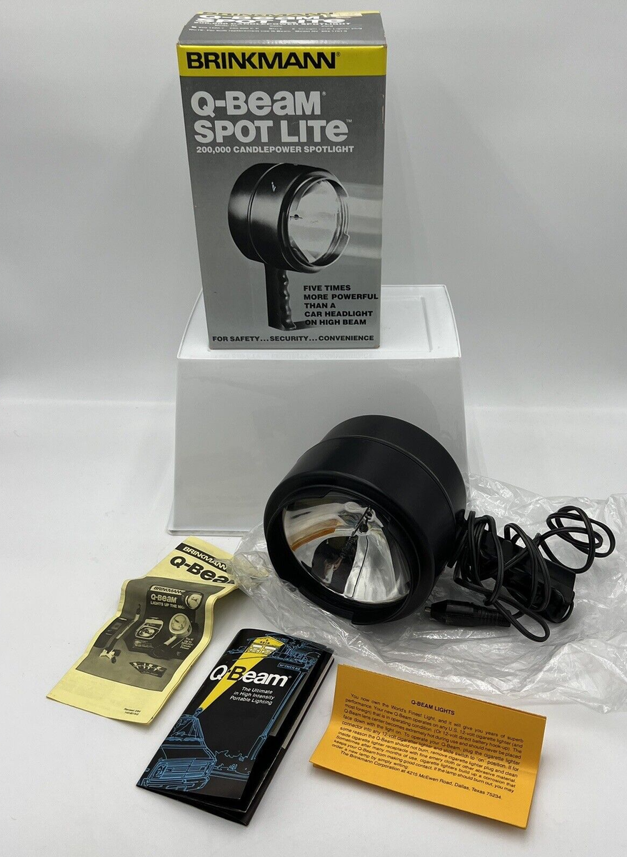 Brinkmann Q Beam Spotlights Brinkman Q Beam Spotlight VNTG Black ABS
