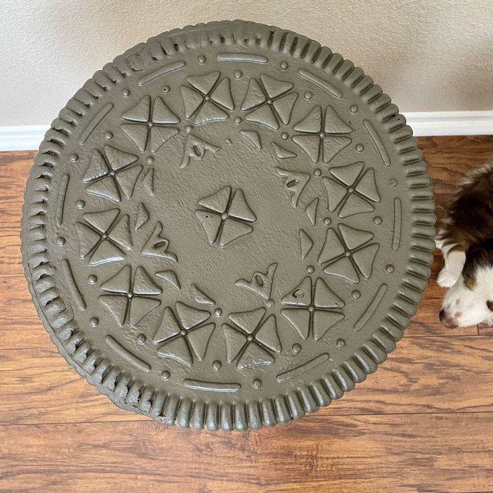 NEW Oreo Stool TikTok Side Table Brand New Viral Snack Stool Side Table ...