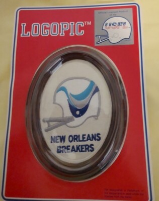 USFL 1982 New Orleans Breakers Embroidered Team Logo Wall Plaque - New ...
