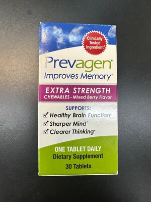 Prevagen Improves Memory Extra Strength Mixed Berry Chewable tablets ...